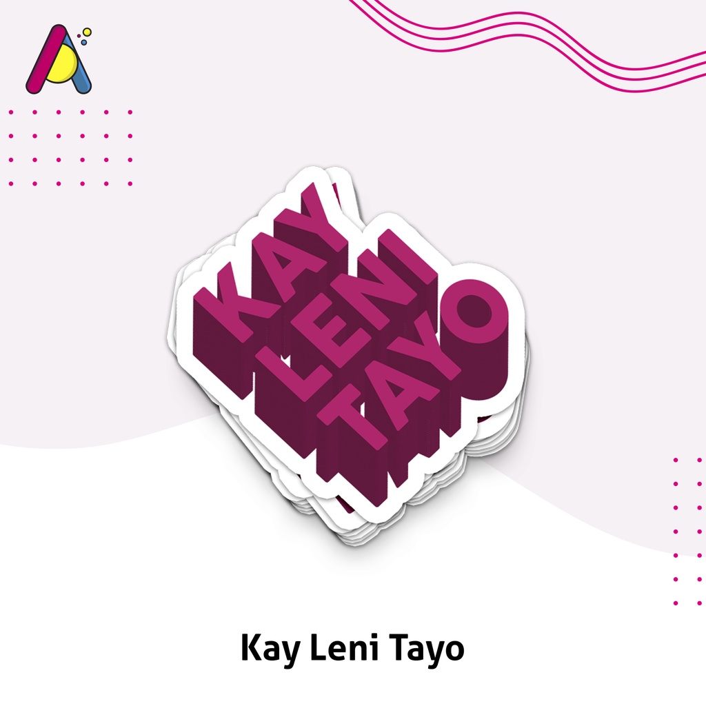 Leni Robredo 2022 Election Campaign Laminated Waterproof Vinyl Stickers ...