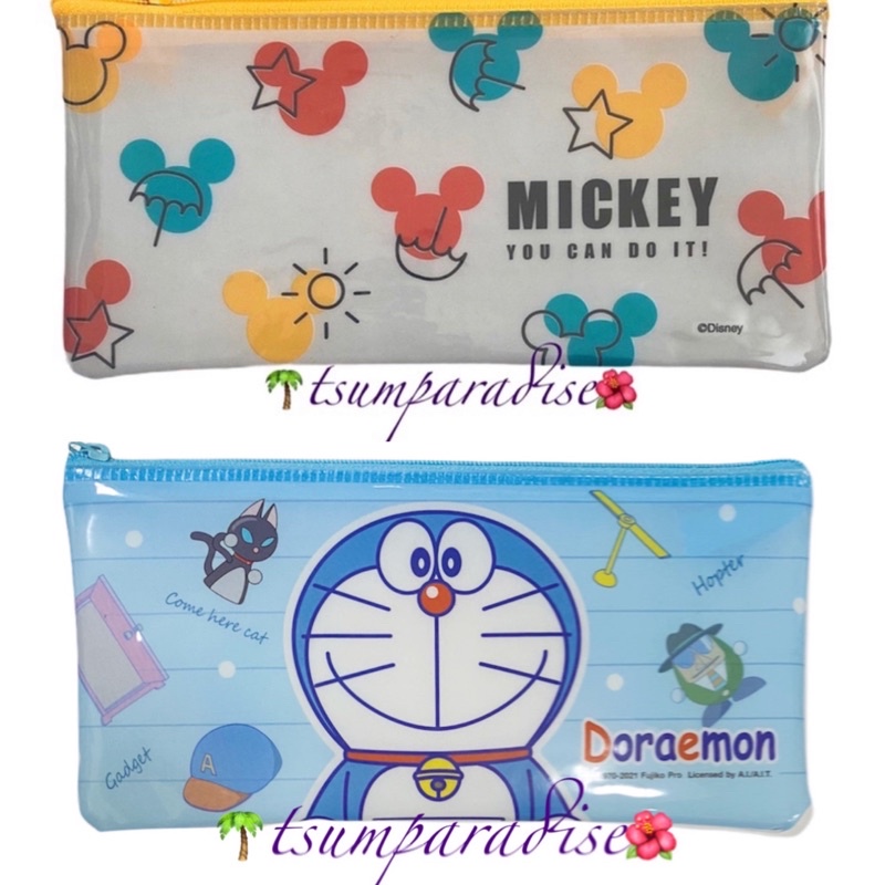 Mickey Mouse Doraemon Clear PVC Pouch Pen Case | Shopee Philippines