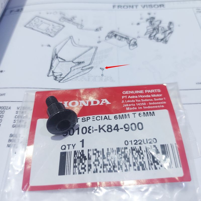 Original Honda CRF 150 Headlight Shell Bolts | Shopee Philippines