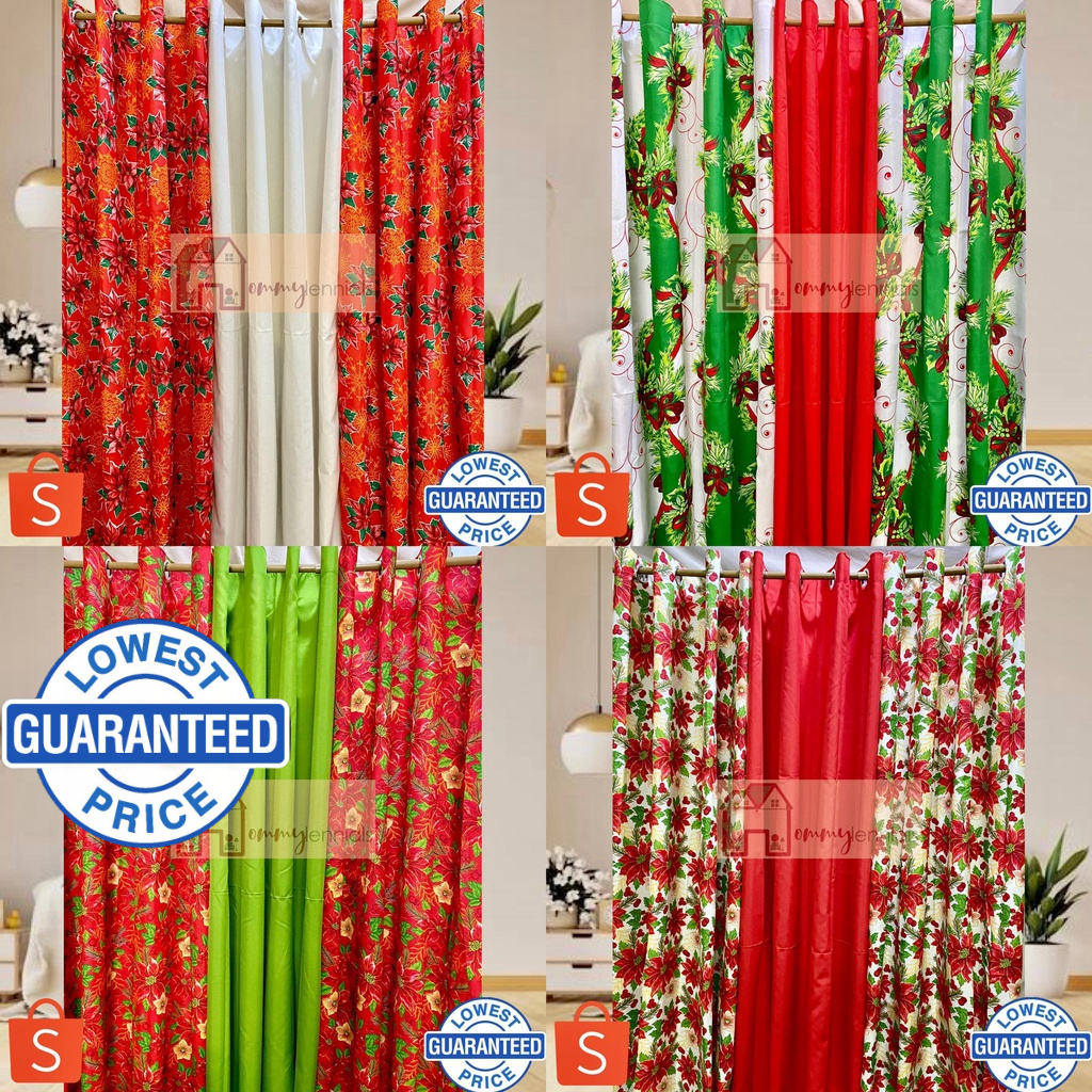 MM 3in1 Set Elegant Ring Curtain Window Door Home Room Decor Kurtina ...