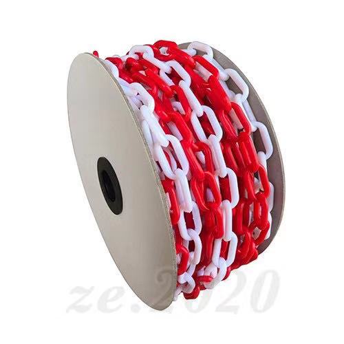 PVC Safety Plastic Chain Red/White Chain (6mm*25m) For Road Safety ...