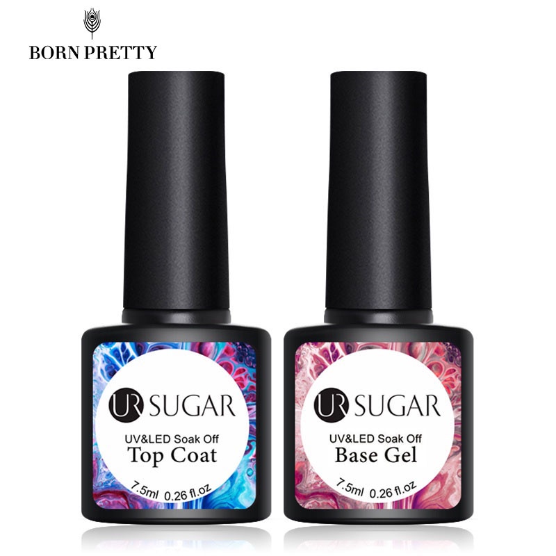 Born Pretty Base Gel No Wipe Top Coat Uv Nail Art Soak Off Polish Varnish 7.5ml | Shopee Philippines