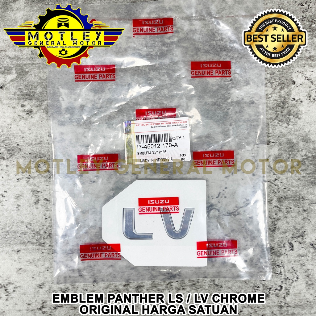 Original PANTHER LS / LV CHROME ISUZU LOGO EMBLEM UNIT PRICE | Shopee ...