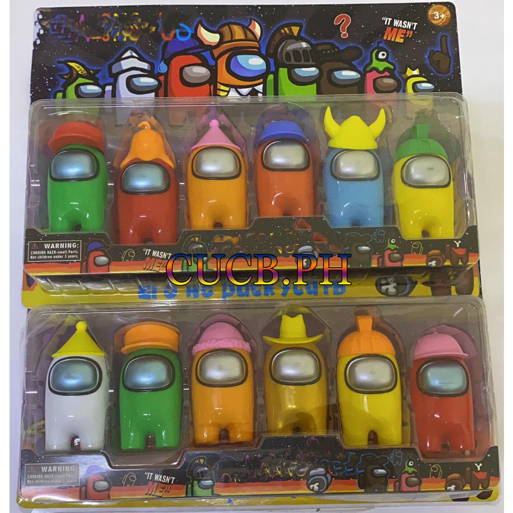 6pcs /set Among Toys Anime Figure Models Action Toy Figures Game ...