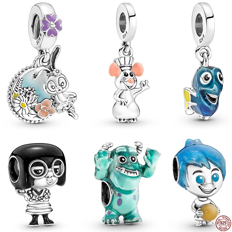 2022 New Original 925 Sterling Silver Pandora Disney Charm Mickey Mouse ...