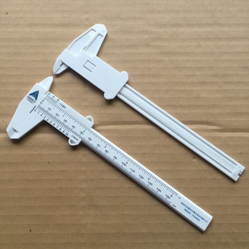 1pcs Makeup Eyebrow Tattoo Measuring Ruler Caliper Measure Tools Double ...