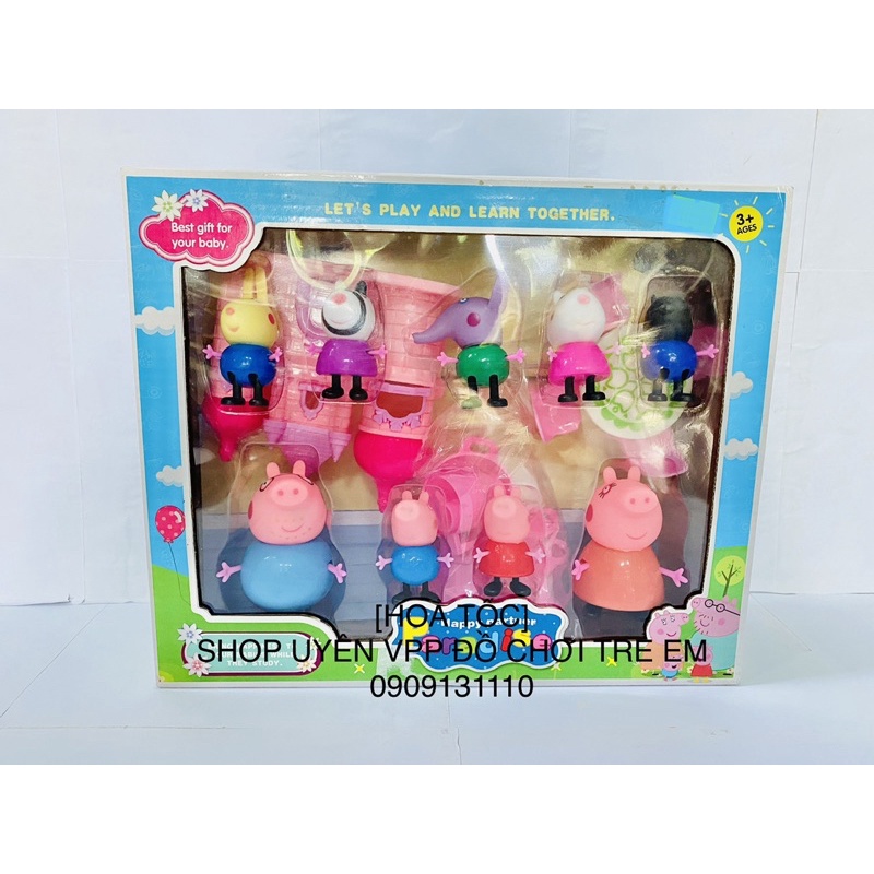 Peppa PIG Family Toy Box And Friends | Shopee Philippines