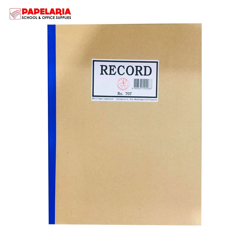 VECO RECORD BOOK #707 | Shopee Philippines