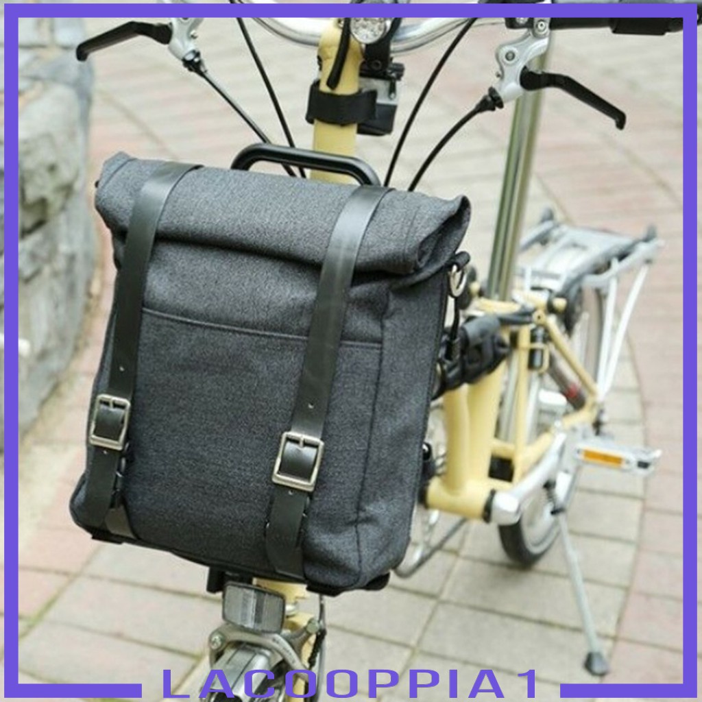 [LACOOPPIA1] Folding Bike Front Carrier Block Bag Bracket Holder ...