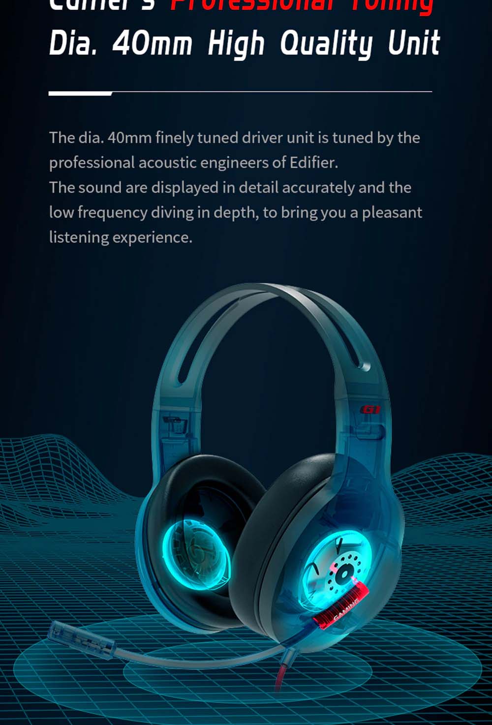 EDIFIER G1 USB Sound Card Gaming Headset | Shopee Philippines