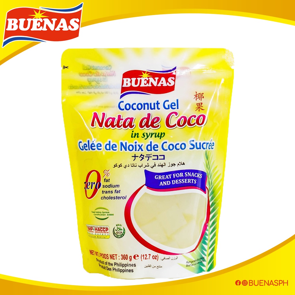 Buenas Nata De Coco in Pouch (WHITE) | Shopee Philippines