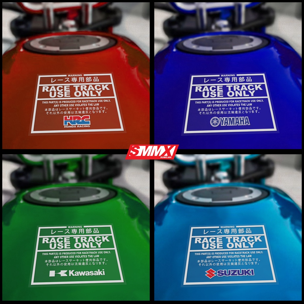 Sticker siker Race track use only Motorcycle Racing | Shopee Philippines