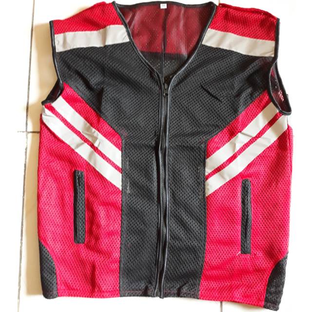 MERAH Red Safety Vest - Mesh Project Vest - Touring Vest - Safety ...