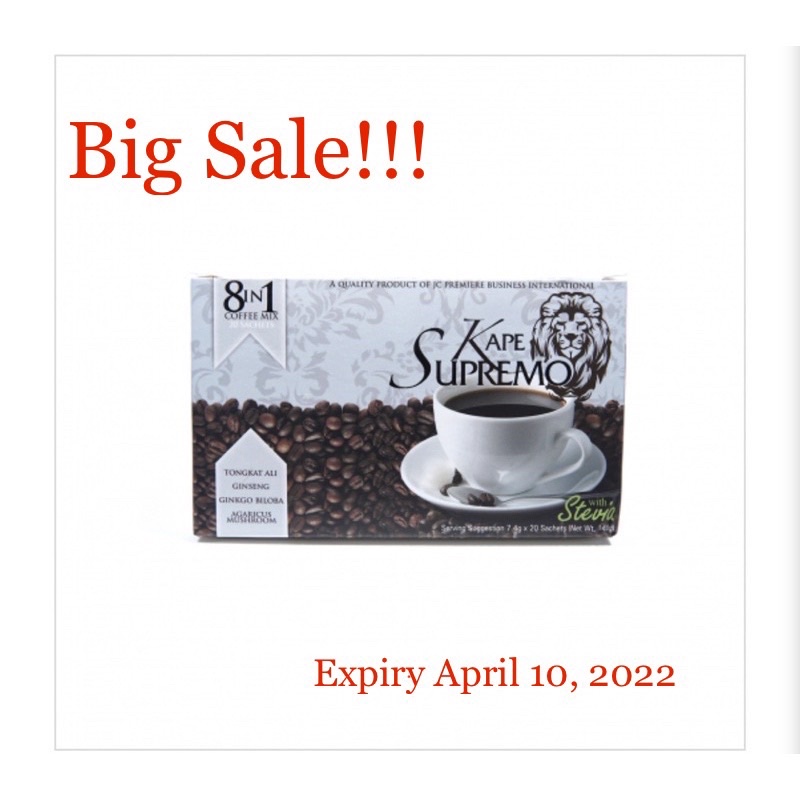JC Premiere 8 in 1 Kape Supremo (20 sachets) | Shopee Philippines