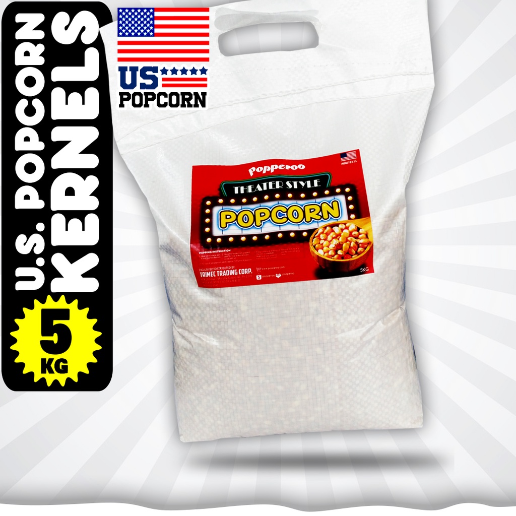 POPPEROO Popcorn Kernels (Product of USA 🇺🇸) 5Kilogram | Shopee Philippines