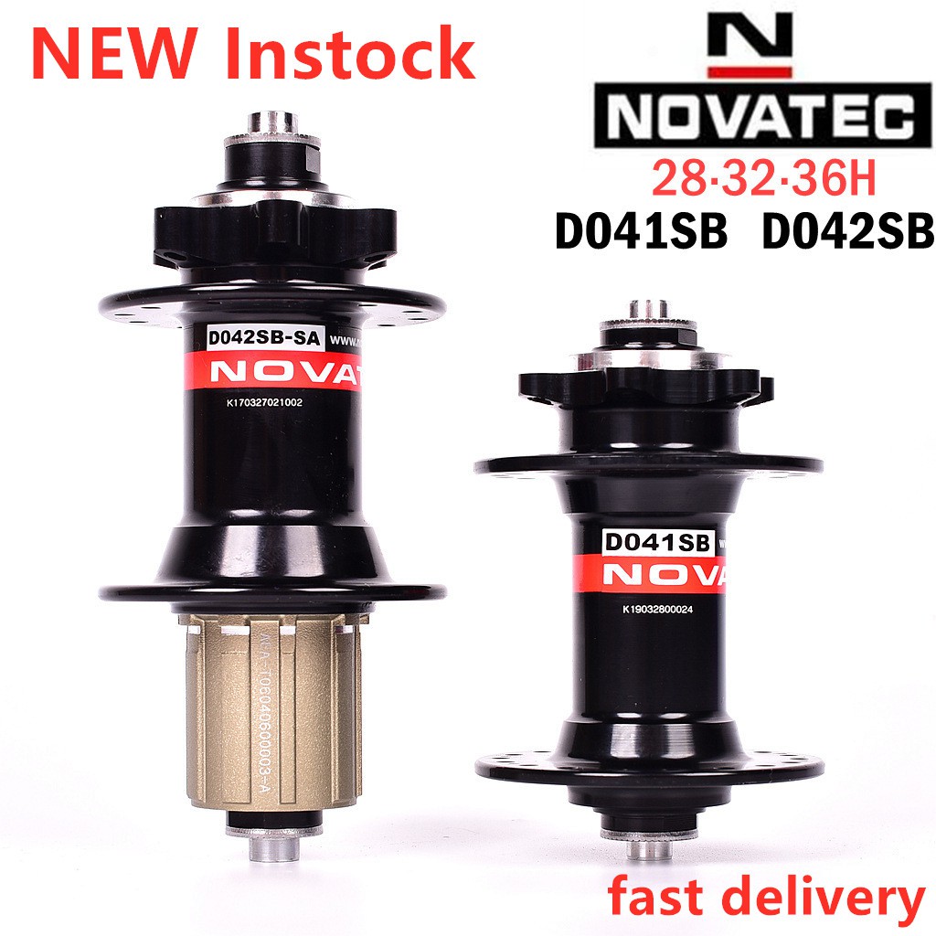 ⚡COD⚡ NOVATEC HUB D041 D041SB mountain bike hub 4 bearing disc brake ...