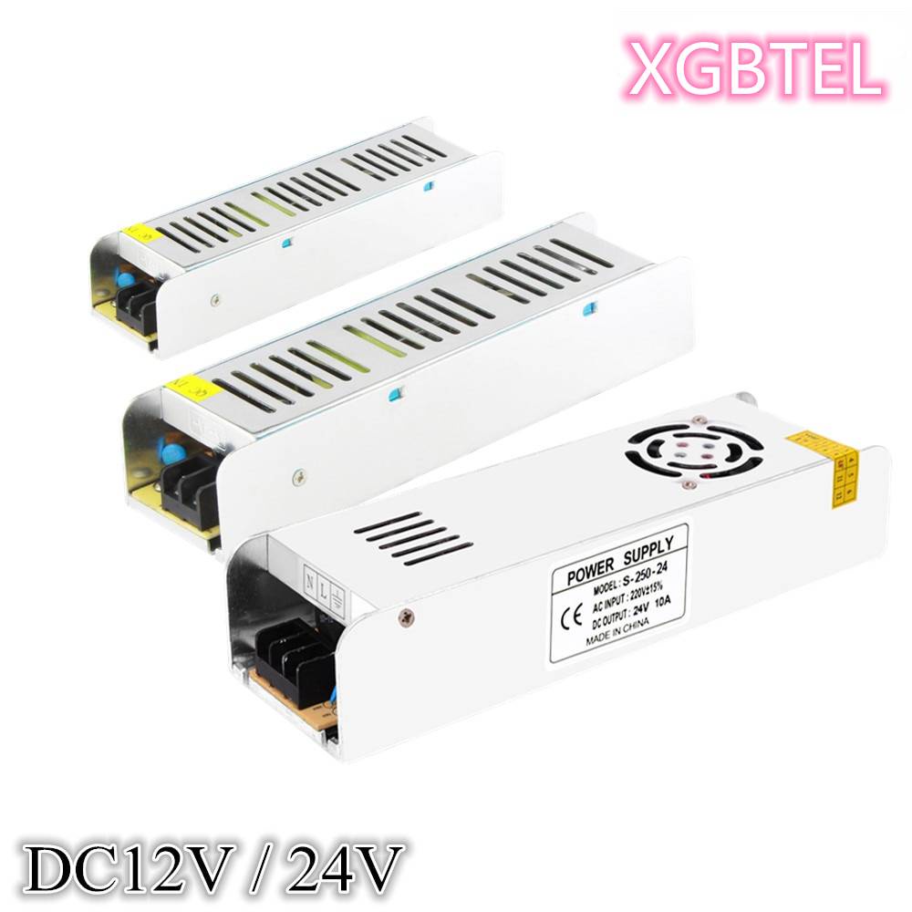 DC24V 12 Volt LED Power Supply 3A 5A 10A 30A DC 12V LED Driver Adapter ...