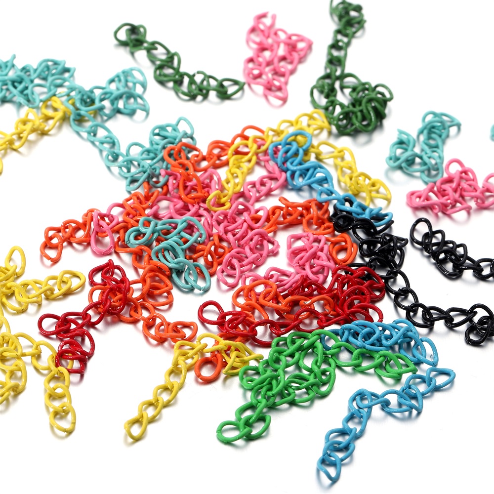 Candy colored chain 50 mm. Chain per jewelry DIY jewelry 30pcs / pack ...