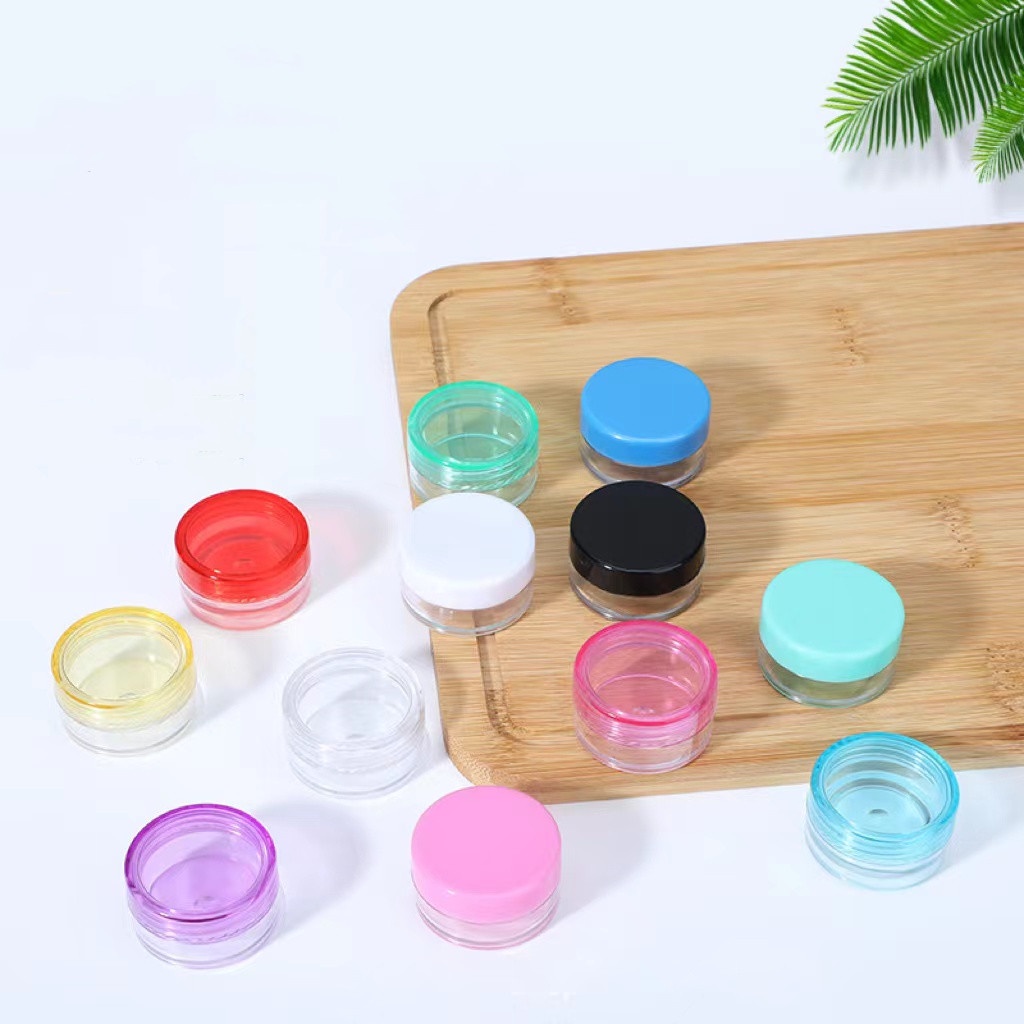 Cosmetic Container 3g 5g Cream small container Square round bottom ...