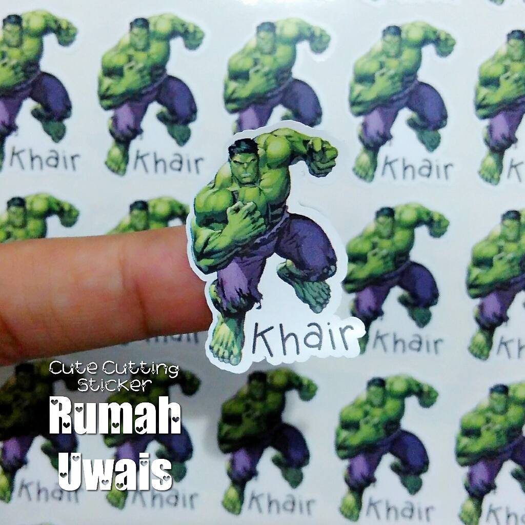 Name sticker/waterproof sticker/Name label/Book label/uwais Home ...