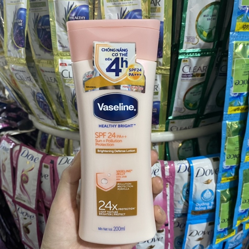 Vaseline Healthy White Sun+Pollution Protection Body Lotion 200ml ...