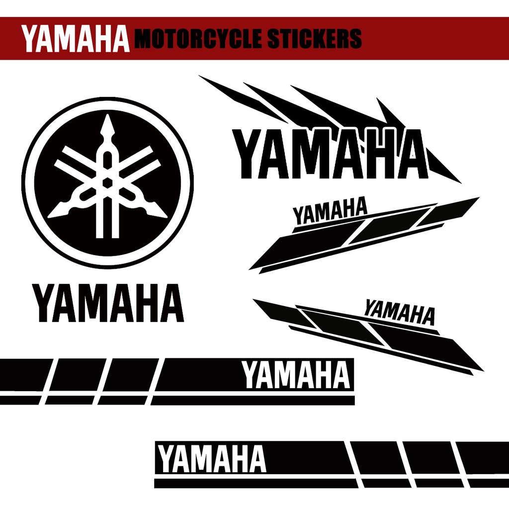YAMAHA MOTORCYCLE STICKER (1 pc) | Shopee Philippines