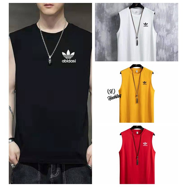 Adidas Sando for Unisex Hot Summer Outfit Muscle Different Colors ...