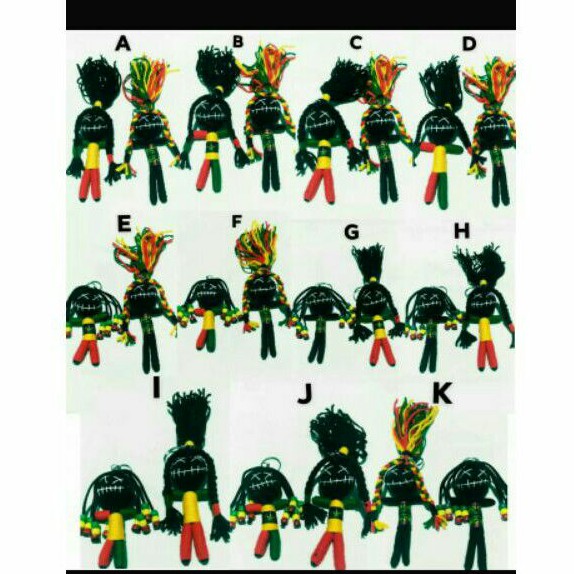 Rasta Couple Voodoo dolls keychain!!! | Shopee Philippines