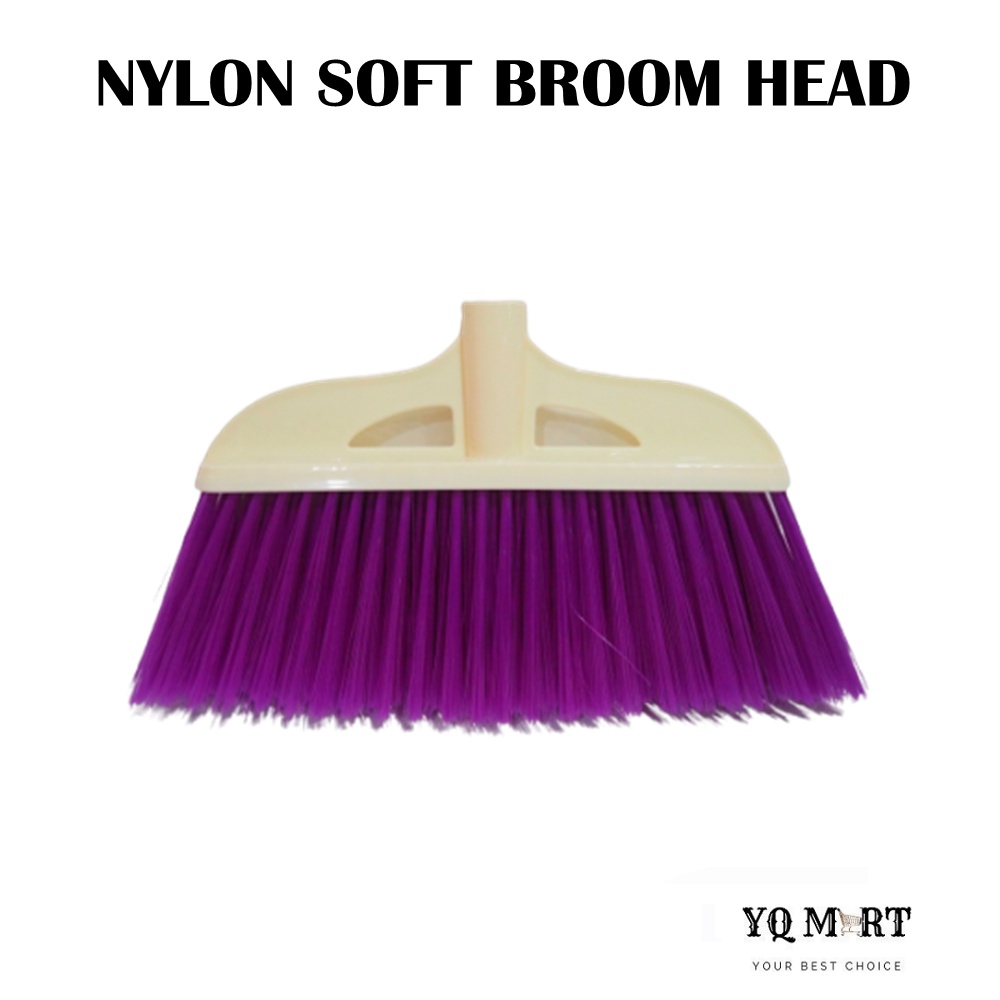 1PCS Nylon Soft Broom Head Only/Broom/Penyapu Lantai Lembut | Shopee ...