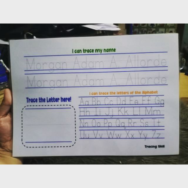 Personalized Laminated Tracing Pad (Reusable) #ecofriendly | Shopee ...