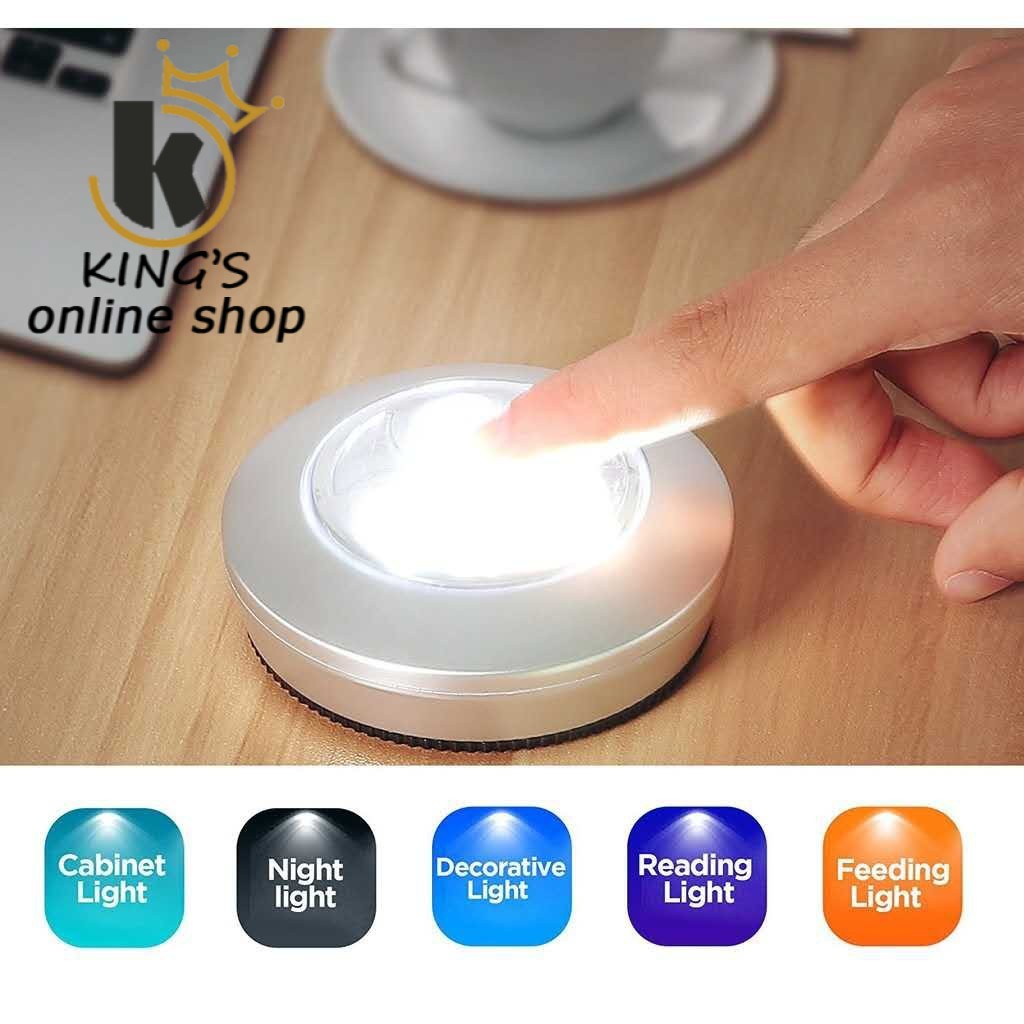 Touch Stick Tap Night LED Light For Cabinet Closet Wall lamp | Shopee ...