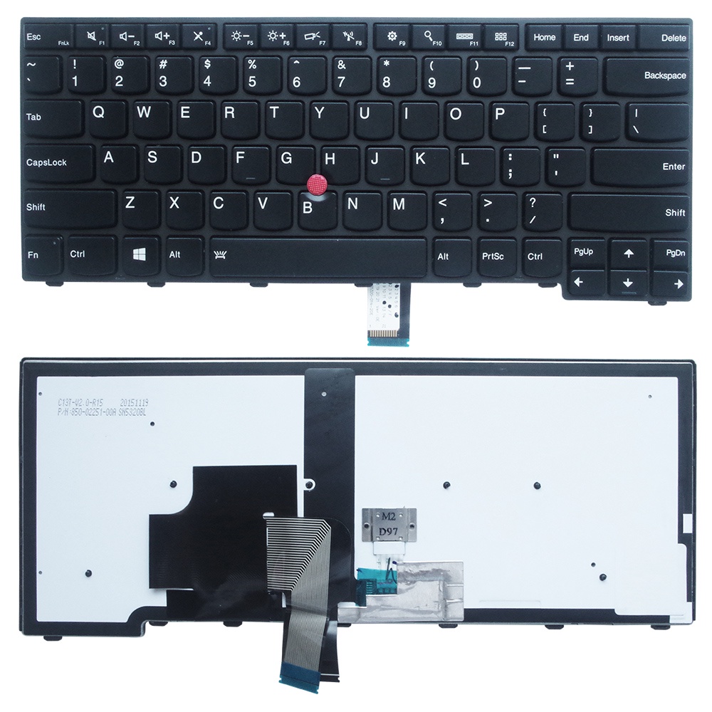 US English Backlit Backlight Keyboard for Lenovo Thinkpad T440 T440S ...