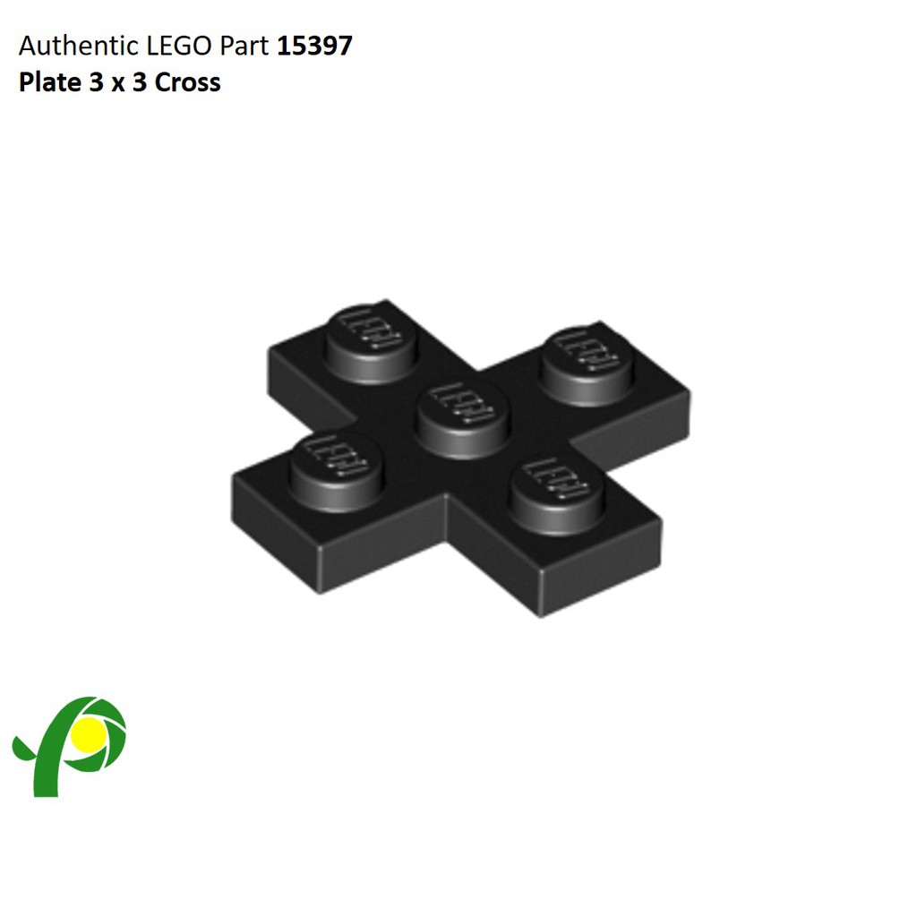 LEGO Parts 15397 Plate 3x3 Cross Sold per piece Authentic | Shopee ...