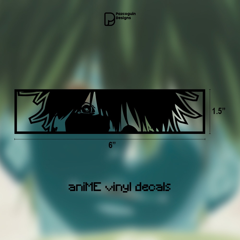 AniME Husbando Vinyl Stickers Jujutsu Kaisen Satoru Gojo | Shopee ...