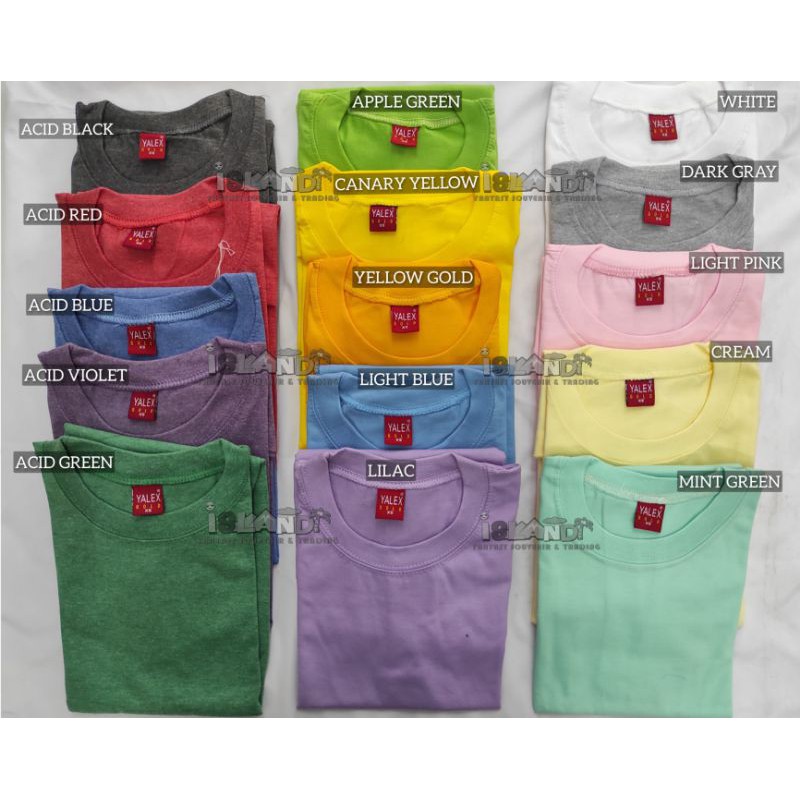 [COD] Yalex Plain Tshirt / Round neck T-shirt tee short sleeve Red ...