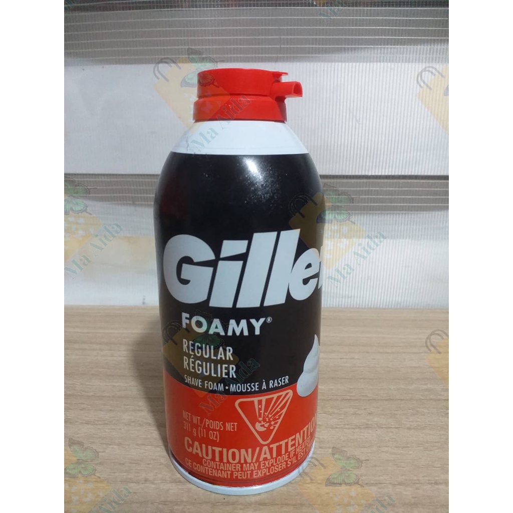Gillette Foamy Regular Shaving Cream (11 oz)U.S.A | Shopee Philippines