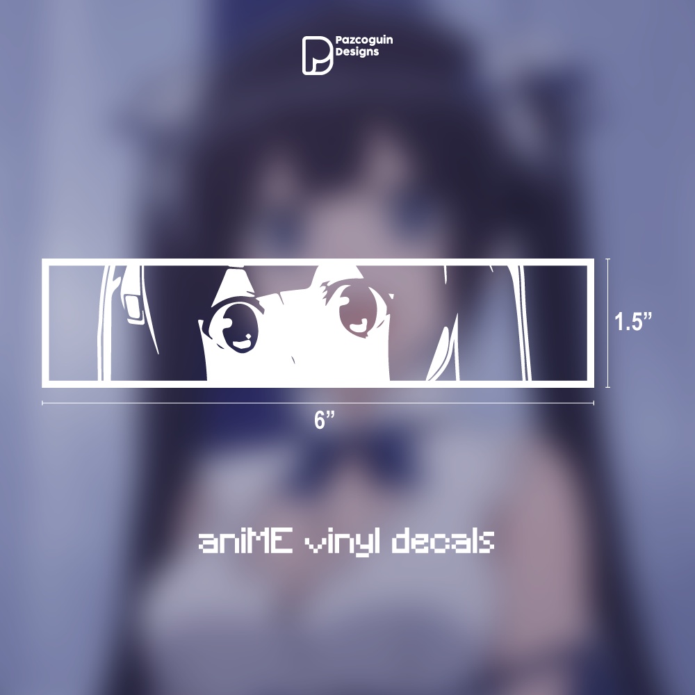 AniME Waifu Vinyl Stickers/Decals DanMachi Hestia | Shopee Philippines