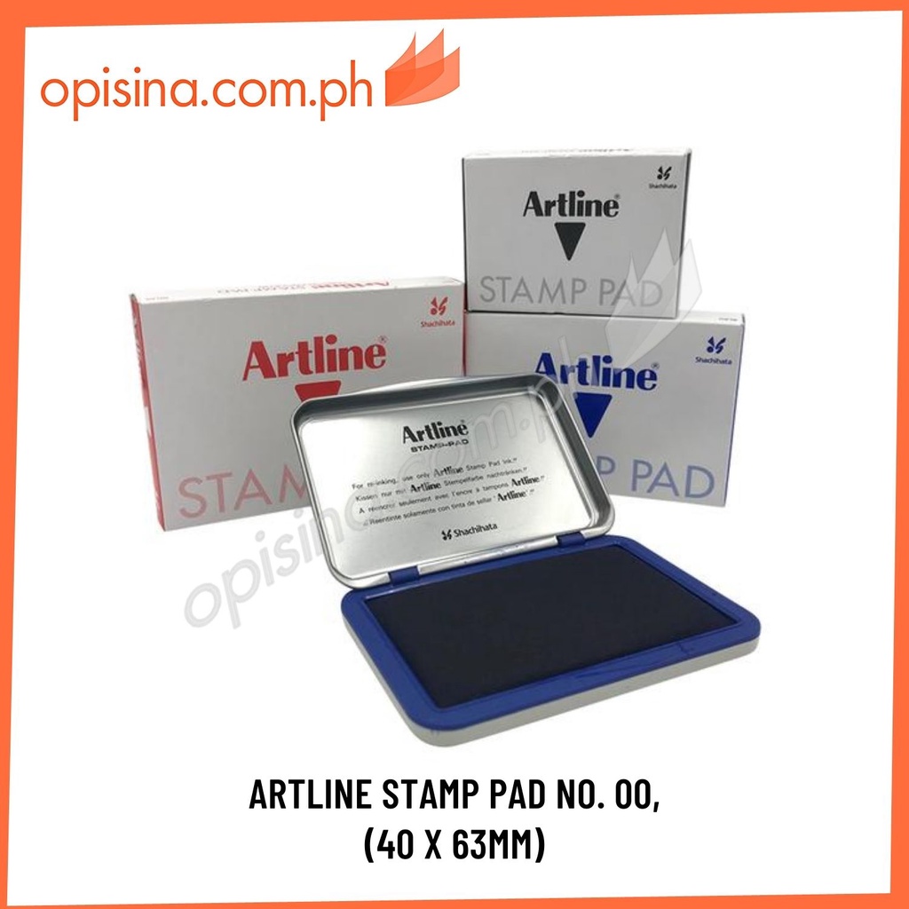 ARTLINE STAMP PAD NO. 00, (40 x 63mm) - EXTRA SMALL | Shopee Philippines