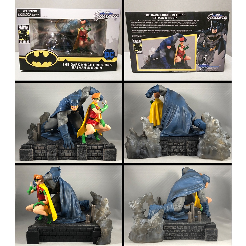 DIAMOND SELECT TOYS - DC GALLERY - BATMAN & ROBIN DELUXE STATUE DIORAMA ...
