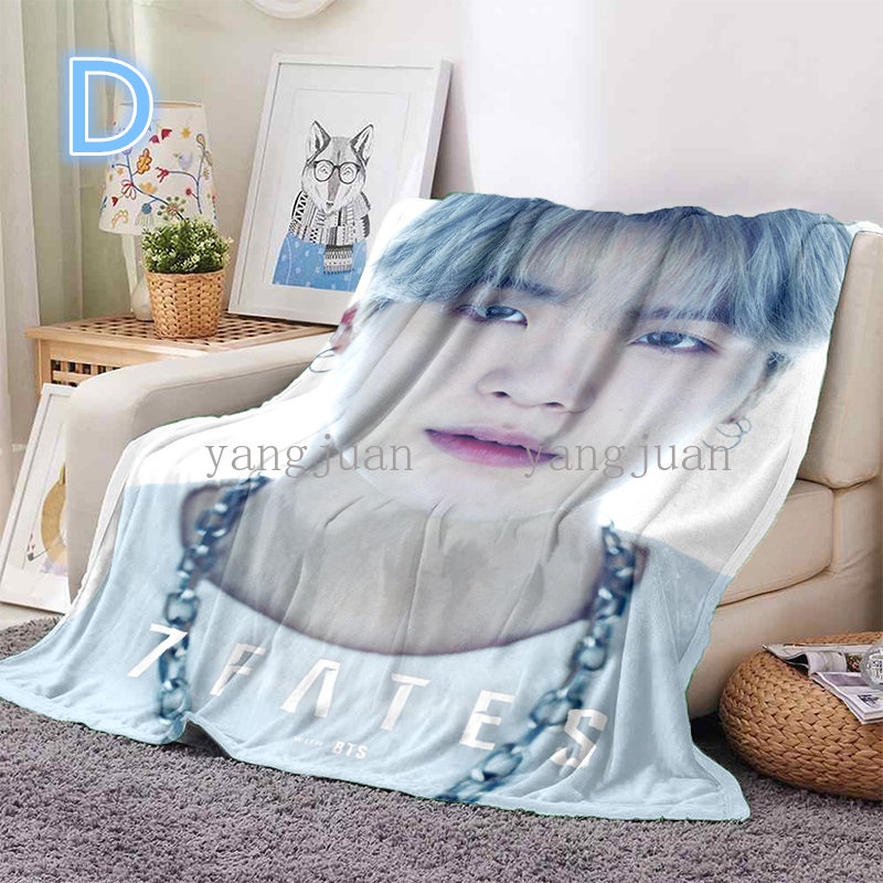 Customized BTS Blanket Picnic Kim Nam Jung, Seok-Jin, Min Yoon-Chi ...
