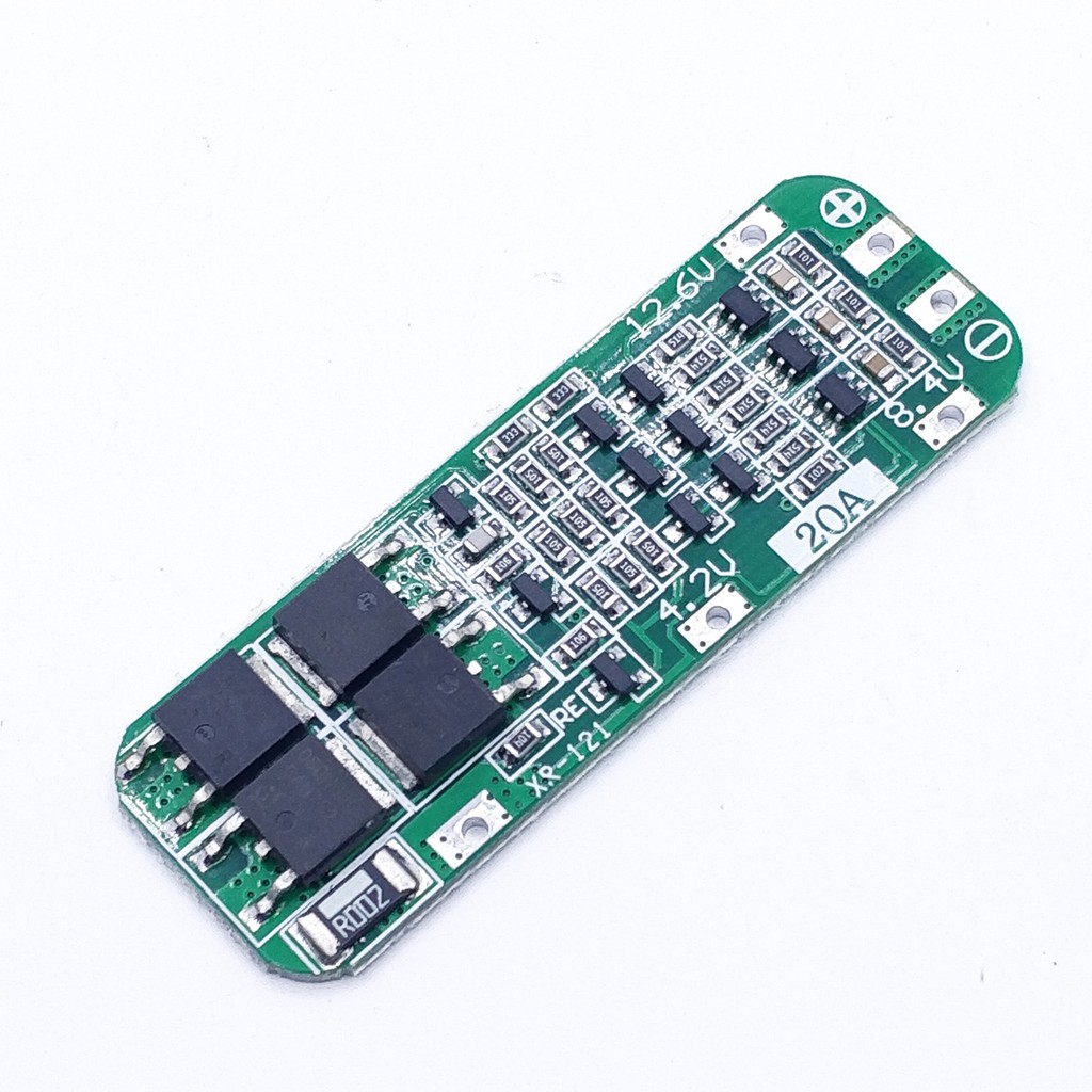 3S 20A Lithium Battery 18650 Charger PCB BMS Protection Board 12.6V ...