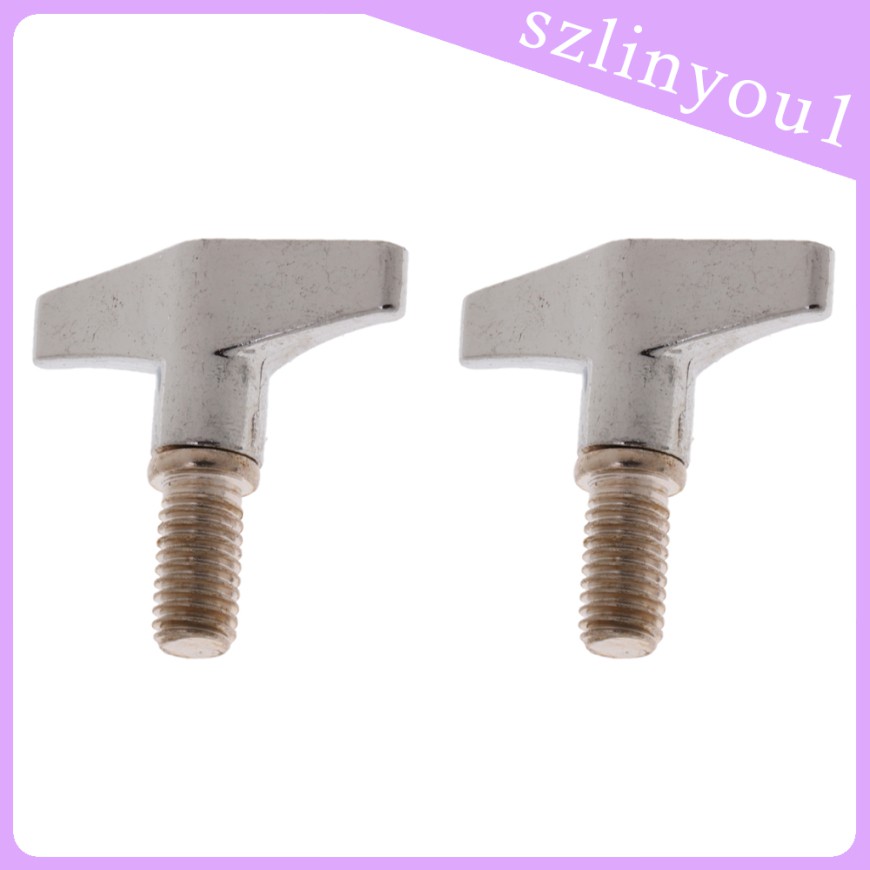 2 Pieces Drum Cymbal Stand Knobs Wing Nuts for Musical Instrument Parts ...