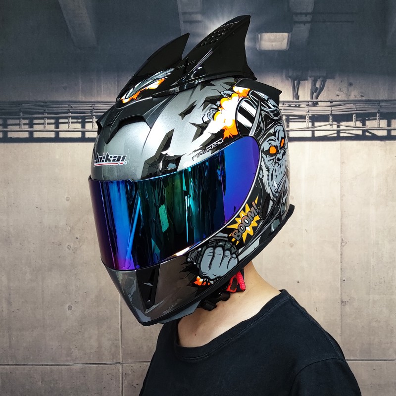 Brand new genuine JIEKAI 316 high quality full face motorcycle helmet men racing motorcycle ...