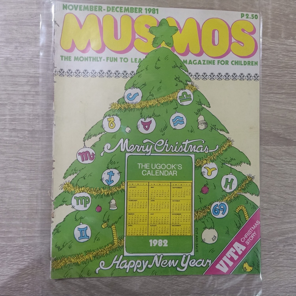 Musmos magazine - Nov-Dec 1981 - used/vintage (with komiks pages ...