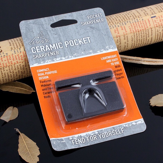 GB Ceramic Pocket Sharpener with Integrated finger guards | Shopee ...