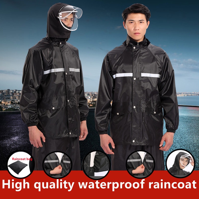 Fashion raincoat suit rainproof universal motorcycle riding raincoat ...