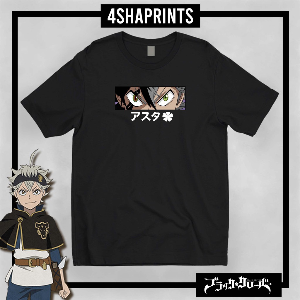 ASTA EYES BLACK CLOVER COTTON ANIME SHIRT High Quality Cotton Shirt ...