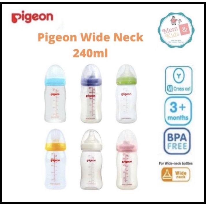 Pigeon Wide Neck Milk Bottle 240 Ml | Shopee Philippines