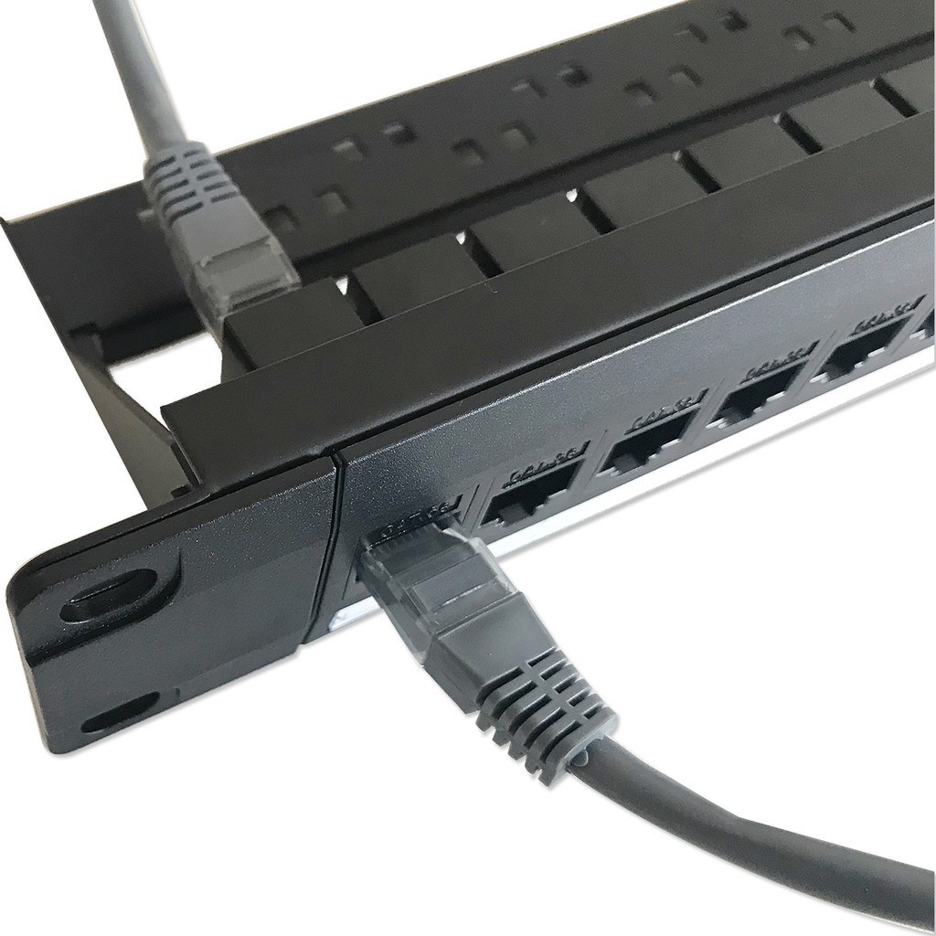 **all ready24 Port 1U Rack Mountable Cat6 Patch Panel, Pro Rj45 110 ...