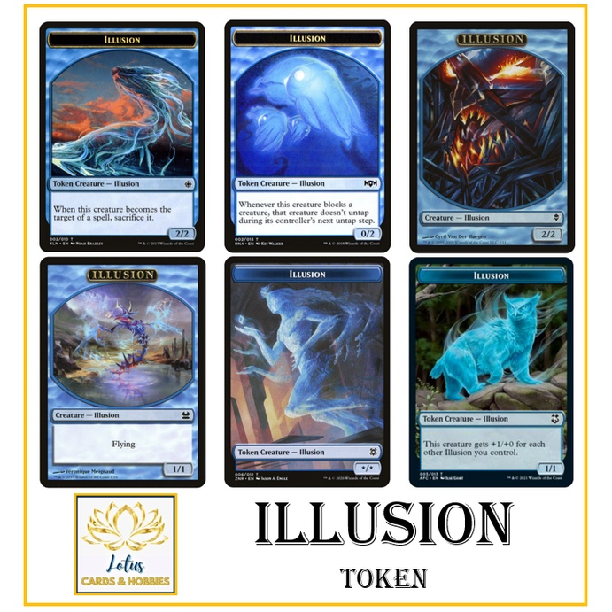 Magic the Gathering | Illusion Token | Shopee Philippines